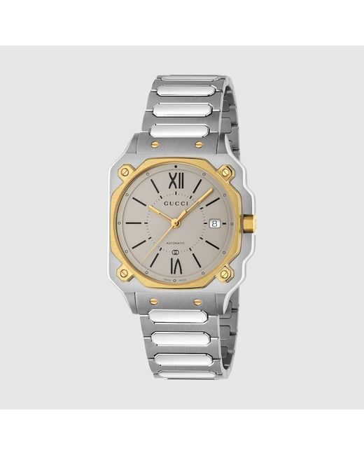 Gucci G-flat Watch in Metallic | Lyst