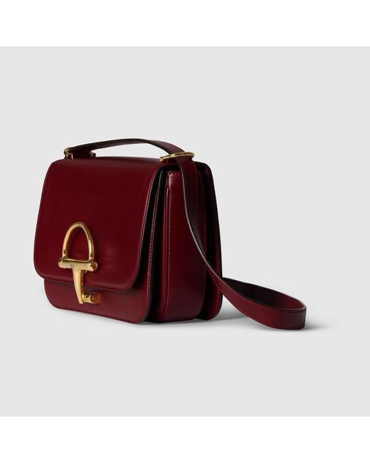 Gucci Siena Small Shoulder Bag, Leather in Red | Lyst UK