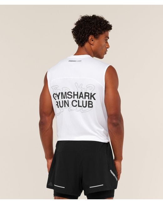 GYMSHARK Find Your Speed Tank in White for Men | Lyst UK