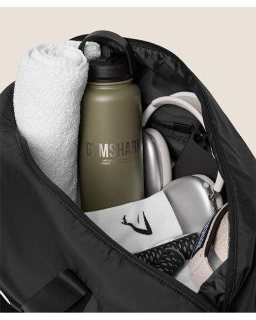 GYMSHARK Mode Duffle Bag in Black | Lyst