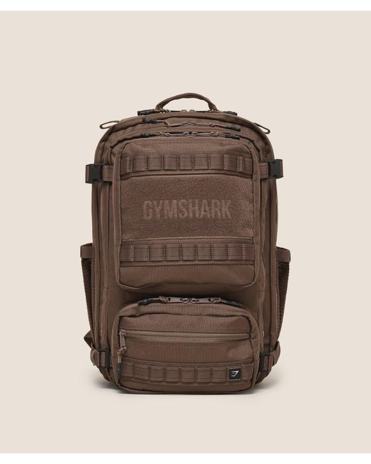 GYMSHARK Tactical Backpack in Brown | Lyst UK