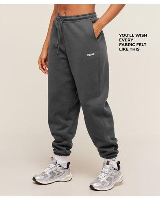 GYMSHARK Cosy Luxe Cuffed Joggers in Blue | Lyst
