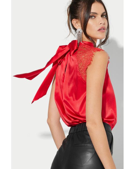 Generation Love Rachel Blouse in Red | Lyst