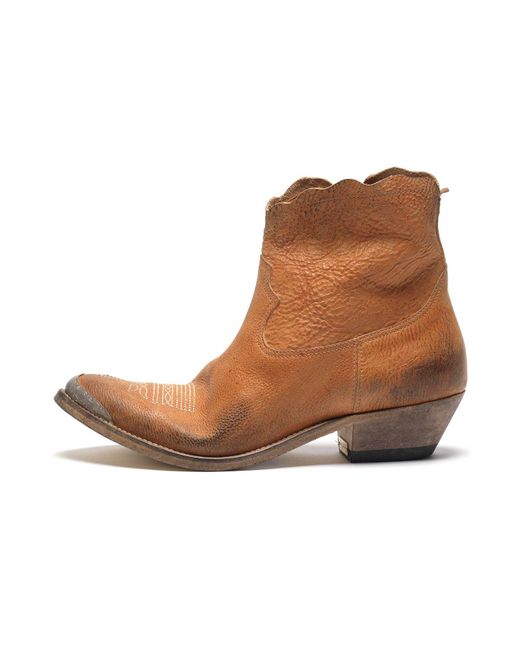 Golden Goose Deluxe Brand Leather Young Boots in Brown - Lyst