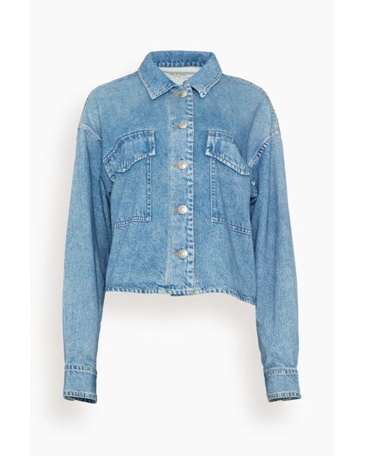 Rag & Bone Miramar Jaiden Shirt Jacket in Blue | Lyst