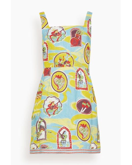 ALÉMAIS Emilio Mini Dress in White | Lyst