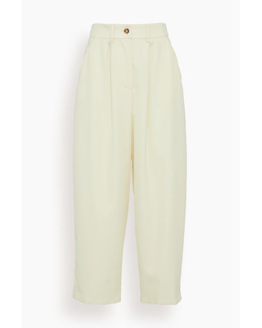 La Collection Nagi Trousers in White | Lyst