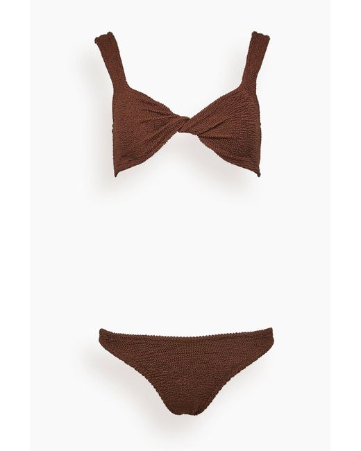 Hunza G Synthetic Juno Bikini Lyst Uk