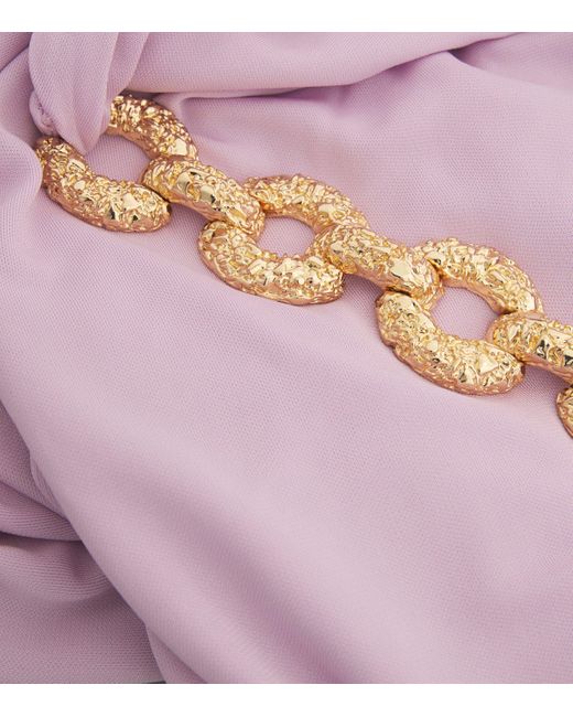 Cult Gaia Cut-Out-Detail Cobie Gown in Purple | Lyst