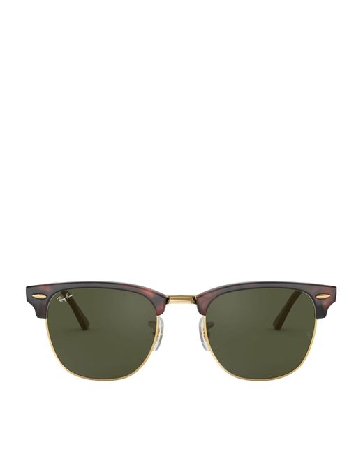 Ray-Ban Clubmaster Sunglasses in Green for Men | Lyst UK