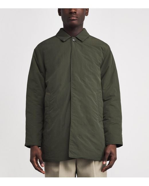 Barbour Wadded Lorden Showerproof Jacket in Green for Men | Lyst UK