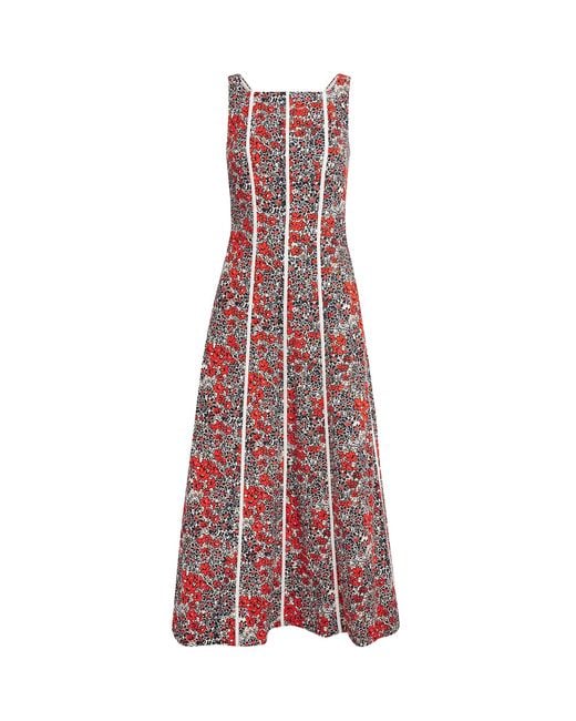 ME+EM Floral Maxi Dress in Red | Lyst UK