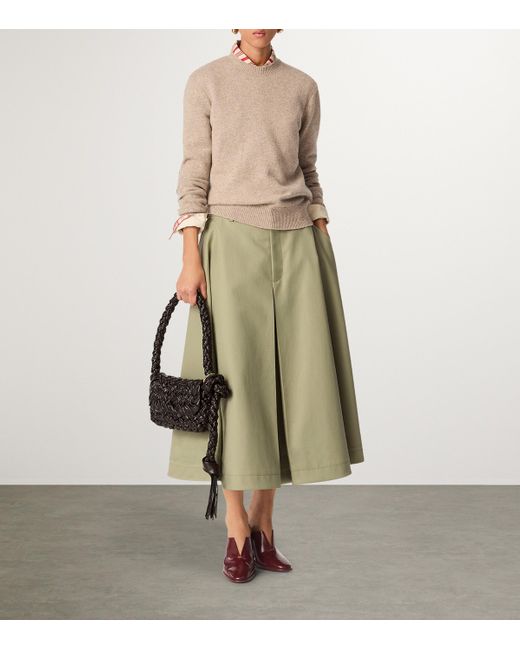 Bottega Veneta Small Leather Kalimero Città Shoulder Bag in Black | Lyst UK