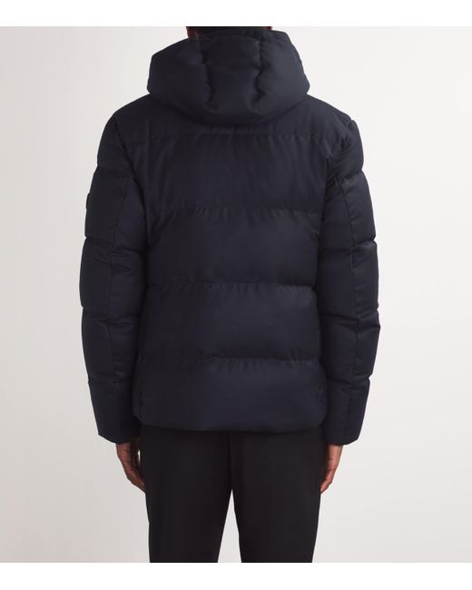 Bogner Wool-Blend Down Xamy Puffer Jacket in Blue for Men | Lyst