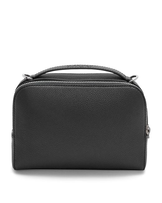 Loewe Mini Leather Camera Cross-Body Bag in Black for Men | Lyst