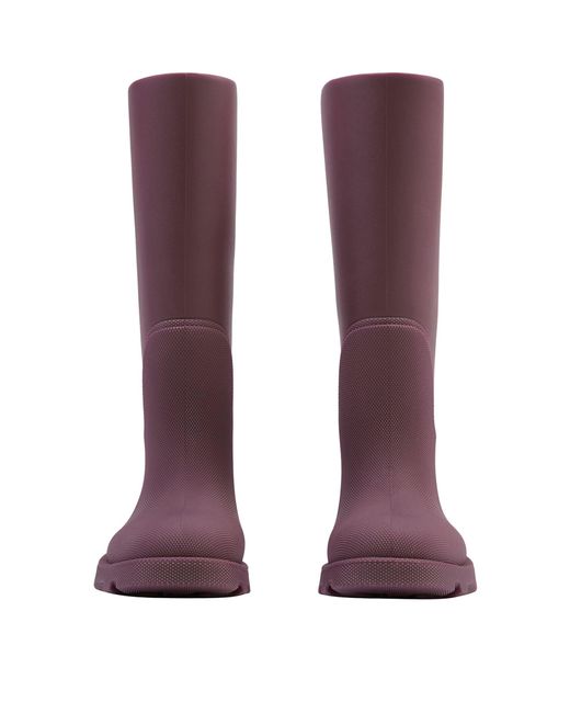 Burberry Wellington Boots in Purple | Lyst