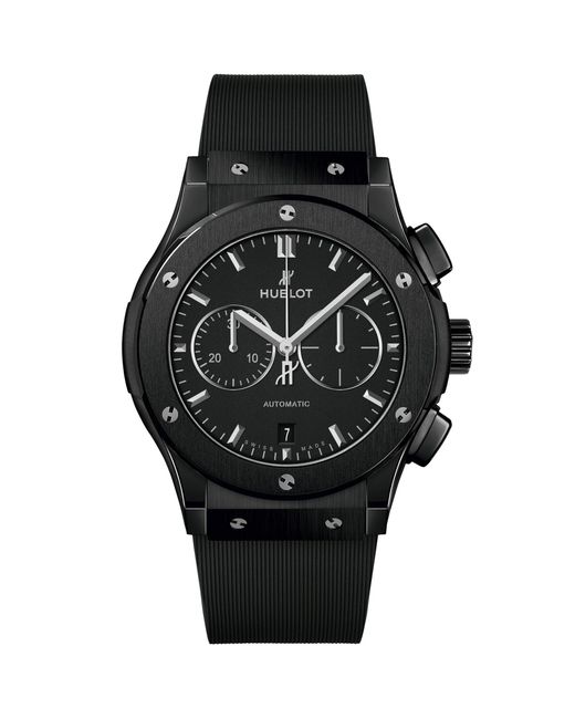 Hublot Ceramic Classic Fusion Magic Watch in Black | Lyst UK