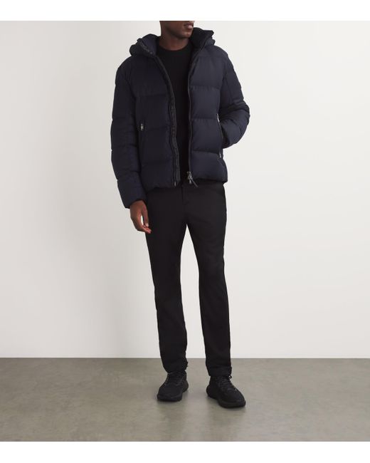 Bogner Wool-Blend Down Xamy Puffer Jacket in Blue for Men | Lyst