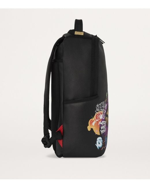 Sprayground Half Gaf Lips Backpack in Black | Lyst