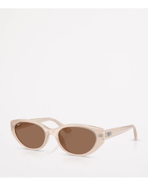 Ray-Ban Rb4457D Bio-Based Sunglasses in Brown | Lyst