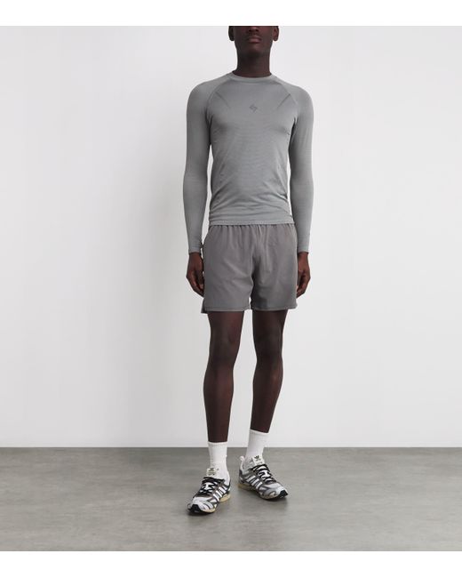REPRESENT 247 Long-Sleeve Seamless Uprising T-Shirt in Grey for Men ...