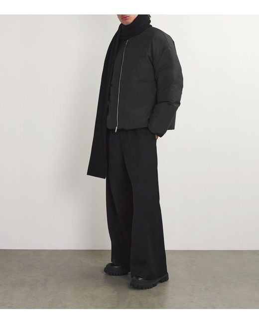 Studio Nicholson Goose Down Puffer Coat in Black for Men | Lyst