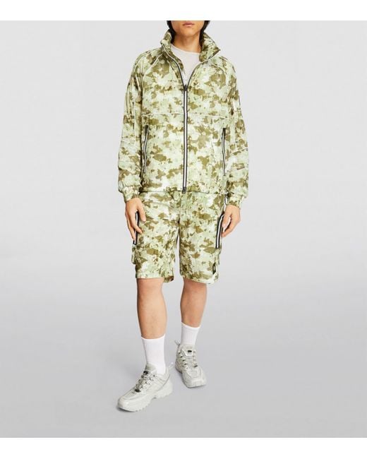 Moose Knuckles Camouflage Bomber Jacket in Green for Men | Lyst