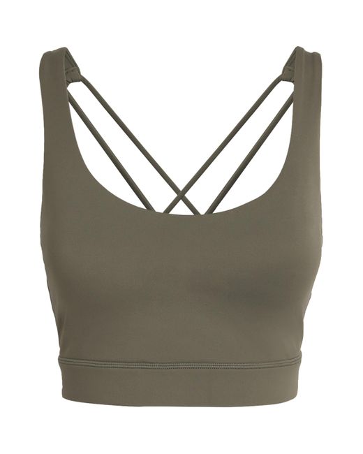 ADANOLA Ultimate Cross-Back Bra in Gray | Lyst