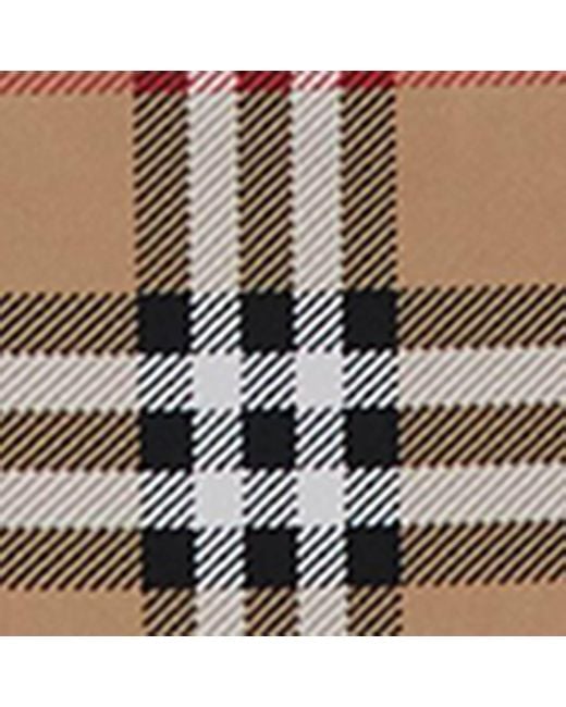 Burberry Check Triangle Bikini in Metallic | Lyst