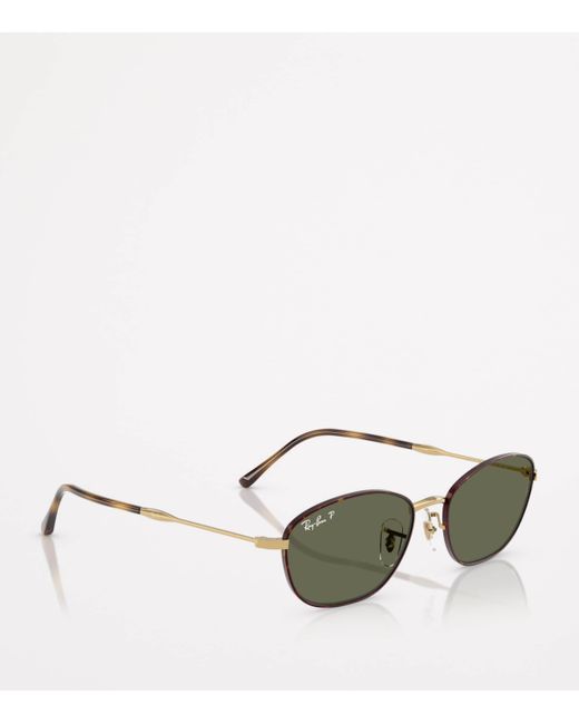 Ray-Ban Rb3749 Irregular Sunglasses in Green | Lyst UK