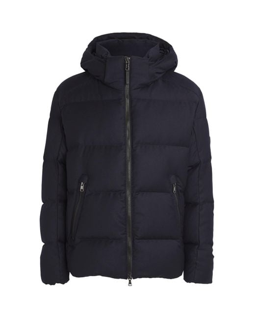 Bogner Wool-Blend Down Xamy Puffer Jacket in Blue for Men | Lyst