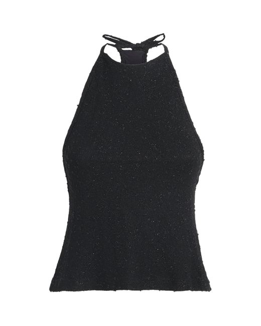 Christopher Esber Metallic Knit Imber Top in Black | Lyst UK