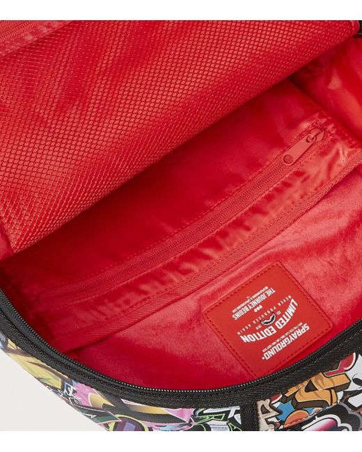 Sprayground Half Gaf Lips Backpack in Black | Lyst