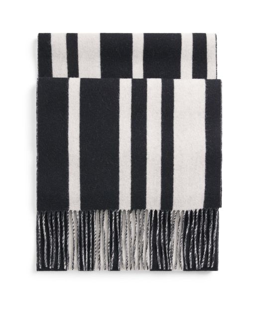 JOSEPH Wool Magali Scarf in Black | Lyst UK