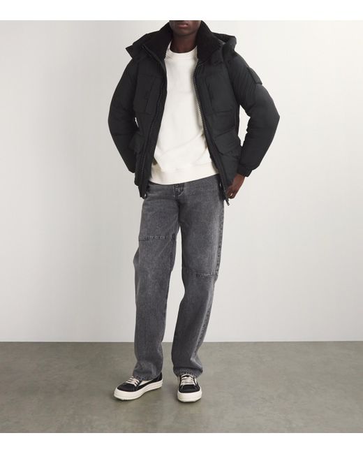 Moose Knuckles Down Brandon Puffer Jacket in Black for Men | Lyst