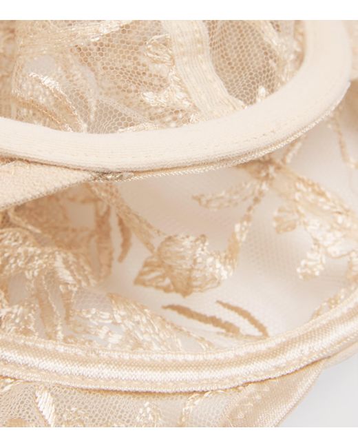 Aubade Embroidered Magnetic Spell Half-Cup Bra in Natural | Lyst UK