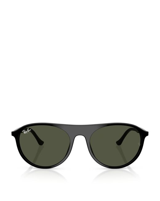 Ray-Ban Rb2215 Rounded Square Sunglasses in Green | Lyst UK