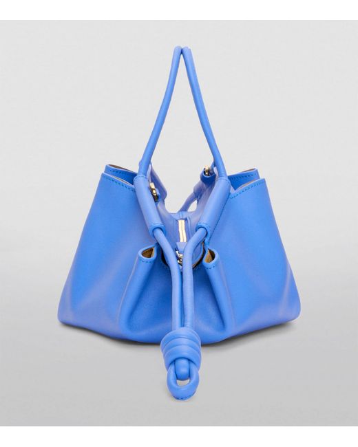 Loewe Small Leather Paseo Shoulder Bag in Blue | Lyst Loewe Small Leather Paseo Shoulder Bag in Blue | Lyst