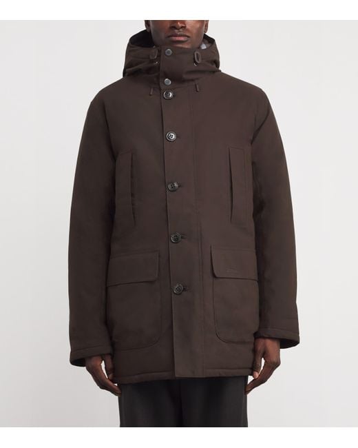 Barbour Winter Beaufort Waterproof Parka Coat in Brown for Men | Lyst UK