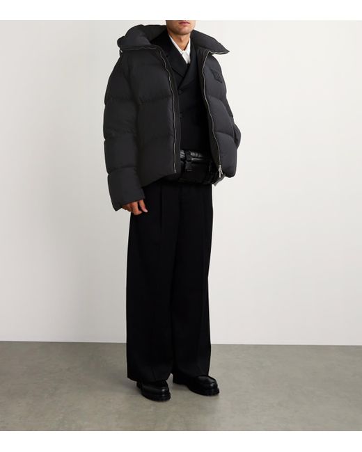 Off-White c/o Virgil Abloh Off- Down Arrow-Patch Puffer Jacket in Black for Men | Lyst UK