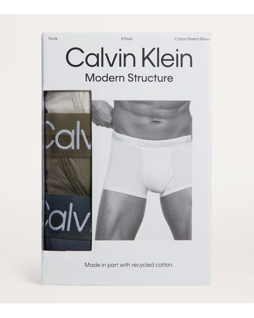 Calvin Klein Cotton Stretch Modern Structure Briefs in White for Men | Lyst