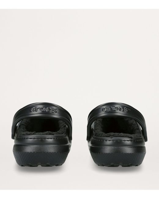 Crocs™ Classic Lined Clogs in Black for Men | Lyst