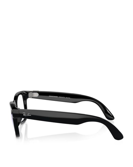 Ray-Ban X Meta Large Smart Wayfarer Frames in Black | Lyst