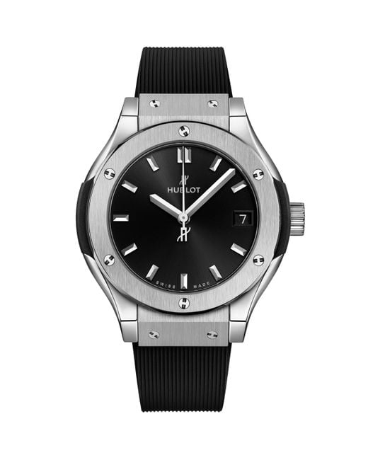 Hublot Titanium Classic Fusion Watch in Grey for Men | Lyst UK