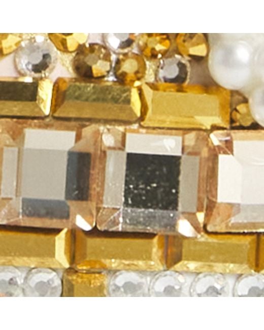 Judith Leiber Crystal-Embellished Birdcage Clutch Bag in Metallic | Lyst UK