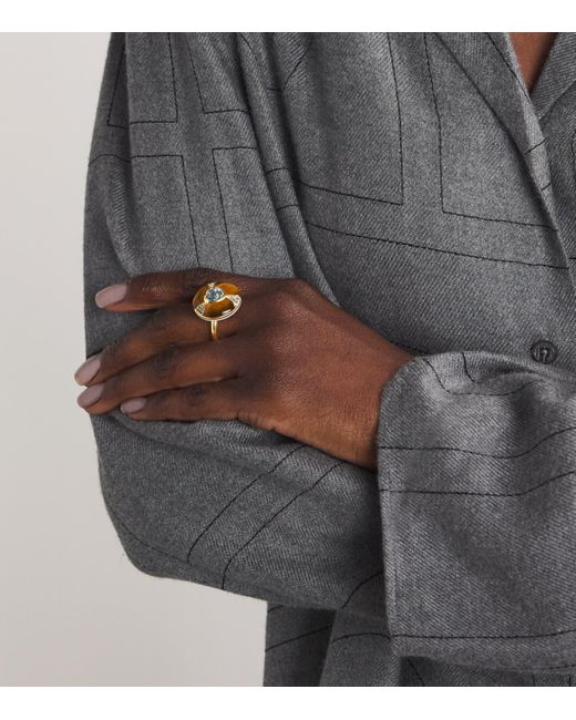 Emily P. Wheeler And Mixed Stone Balance Ring in Metallic | Lyst