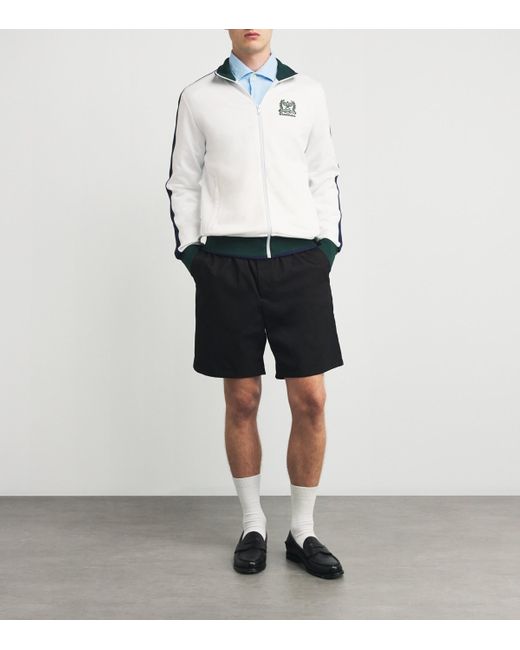 Ralph Lauren X Wimbledon Zip-Up Track Jacket in White for Men | Lyst