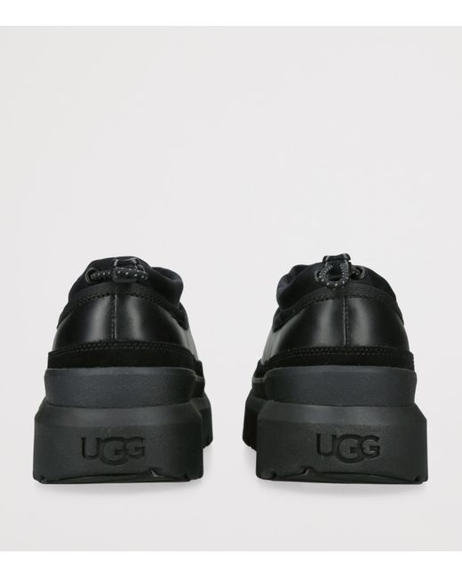 UGG Leather Tasman Weather Hybrid Slippers in Black for Men | Lyst UK