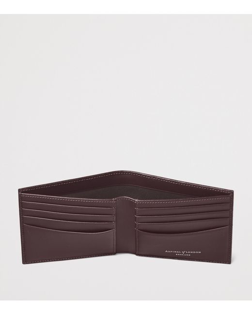 Aspinal of London Leather Bifold Wallet in Brown for Men | Lyst UK