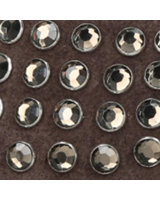 Alaïa Crystal-Embellished Ballet Flats in Brown | Lyst UK